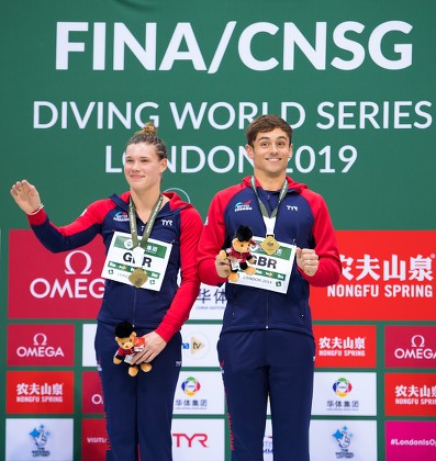 Grace Reid Tom Daley Celebrate Winning Editorial Stock Photo - Stock ...