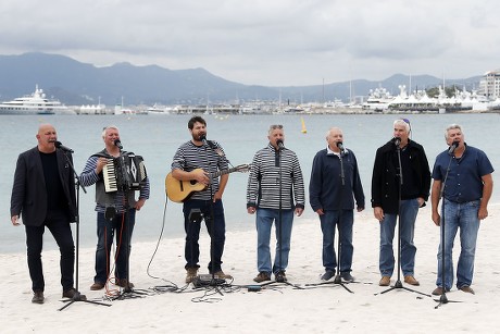 Members Fishermans Friends Singing Group Port Editorial Stock Photo ...