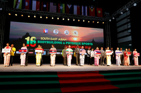 Bodybuilder Athletes Attend Opening Ceremony 16th Editorial Stock Photo ...