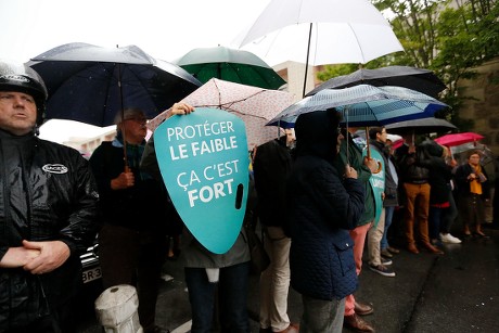 Protest against the the ending of Vincent Lambert's life support, Reims ...