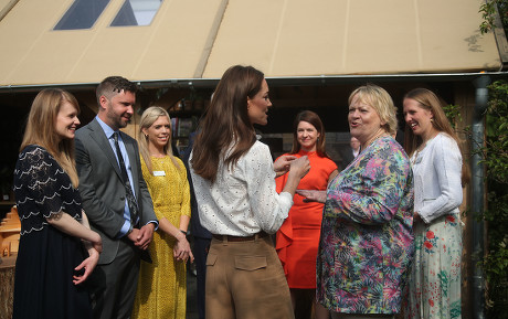 Catherine Duchess Cambridge Talking Sue Biggs Editorial Stock Photo ...