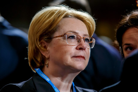 Russian Health Minister Veronika Skvortsova Waits Editorial Stock Photo ...