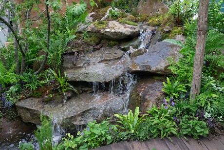 Detail Waterfall Duchess Cambridges Garden the Editorial Stock Photo ...