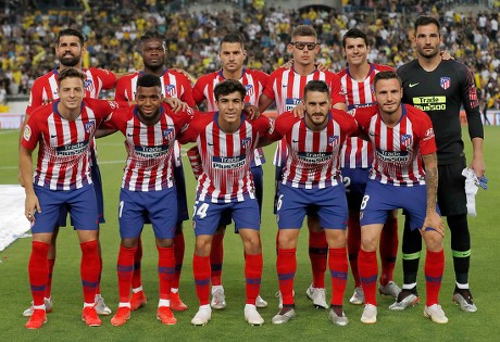 Starting Eleven Atletico Madrid Pose Pictures Editorial Stock Photo ...