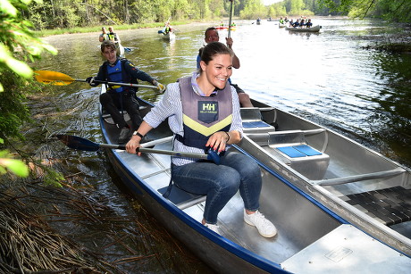 Crown Princess Victoria Canoeing Editorial Stock Photo - Stock Image ...