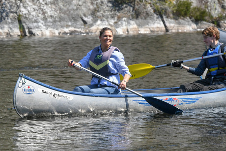 Crown Princess Victoria Canoeing Editorial Stock Photo - Stock Image ...