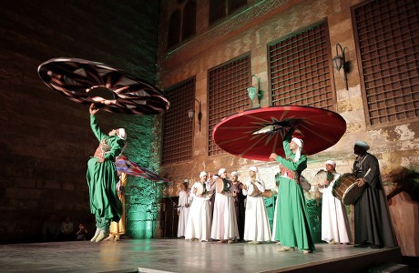 Egyptian Dancers Spin Tanoura Skirt During Editorial Stock Photo ...