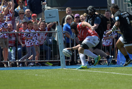Gloucesters Ben Morgan Opening Try Game Editorial Stock Photo - Stock ...