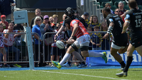 Gloucesters Ben Morgan Opening Try Game Editorial Stock Photo - Stock ...