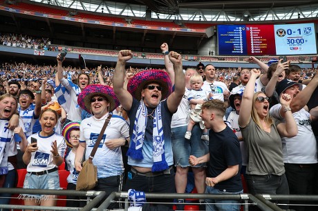 Tranmere Rovers Fans Celebrate Stands Editorial Stock Photo - Stock ...