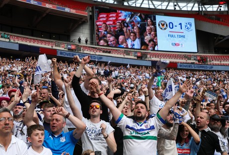 Tranmere Rovers Fans Celebrate Stands Editorial Stock Photo - Stock ...