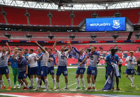 Tranmere Rovers Fans Celebrate Stands Editorial Stock Photo - Stock ...