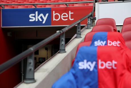 Sky Bet Branding Box Before Kickoff Editorial Stock Photo - Stock Image ...