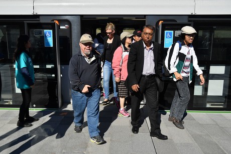 Passengers Disembark North West Metro Train Editorial Stock Photo ...