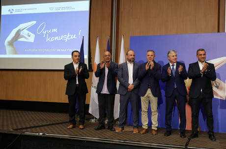 Six Cypriot European Parliament Members Celebrate Editorial Stock Photo ...