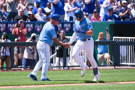 Kansas City Royals First Baseman Hunter Editorial Stock Photo - Stock ...
