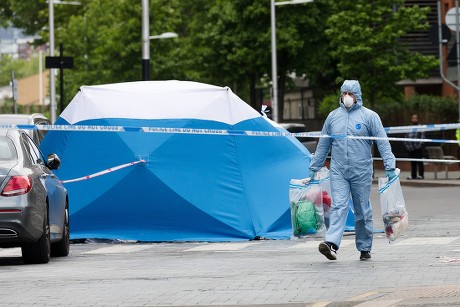 Tower Hamlets Murder, London, UK - 27 May 2019 Stock Pictures ...
