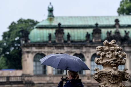Rainy weather in Dresden, Germany - 28 May 2019 Stock Pictures ...