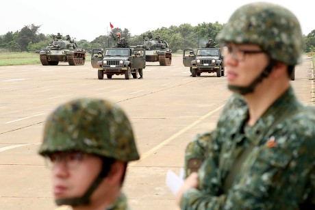 Taiwanese Soldiers Maneuver During Antiaircraft Combat Editorial Stock ...