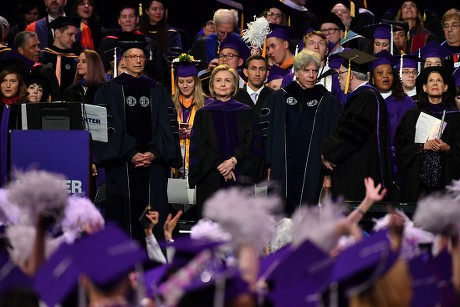 Hillary Clinton Speaks Hunter College Commencement Editorial Stock ...