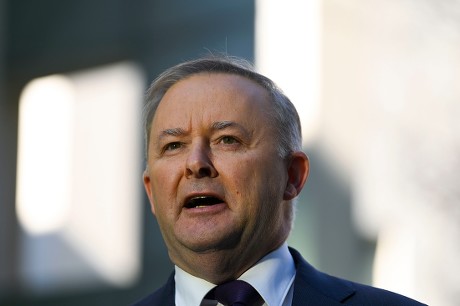Australian Leader Opposition Anthony Albanese Speaks Editorial Stock ...