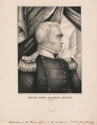 Major General Zachary Taylor Us Army Editorial Stock Photo - Stock ...