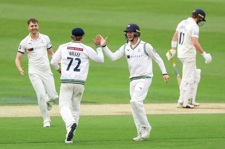 Yorkshires Gary Ballance Ben Coad Celebrate Editorial Stock Photo ...