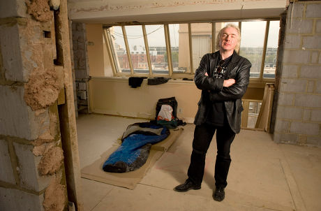 Mark Guard, squatter representative at 53 Chester Square squat, London ...