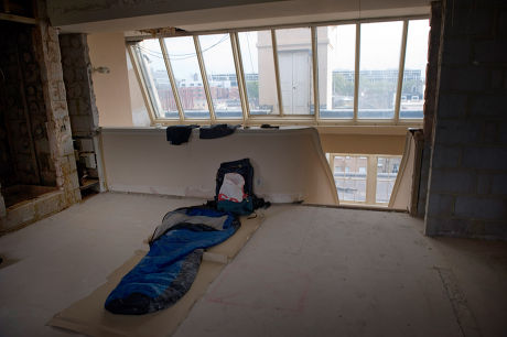 Mark Guard, squatter representative at 53 Chester Square squat, London ...
