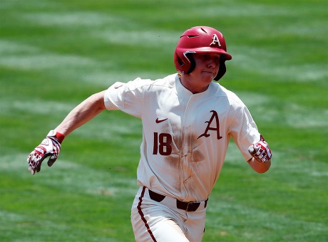Razorback Pitcher Connor Noland 13 Delivers Editorial Stock Photo ...