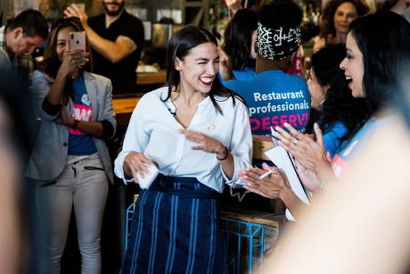 Congresswoman Alexandria Ocasiocortez Attends Event Queensboro ...
