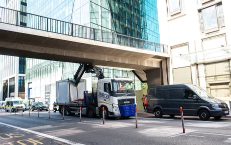Lorry Crashes Into Bridge York Road Editorial Stock Photo - Stock Image ...
