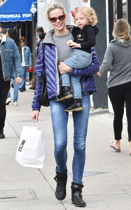 Brooke Burns Daughter Declan Welles Editorial Stock Photo - Stock Image ...