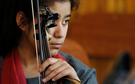 Afghanistans First Allwomen Orchestra Zohra Student Editorial Stock ...