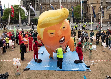 Inflatable Blimp Depicting President Trump Baby Editorial Stock Photo ...