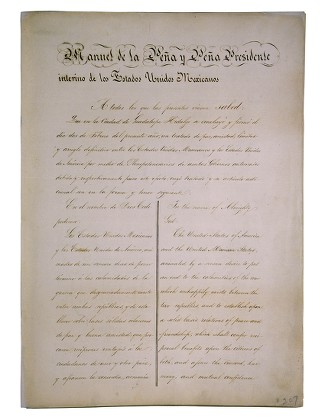 Treaty Guadalupe Hidalgo Which Brought Official Editorial Stock Photo ...