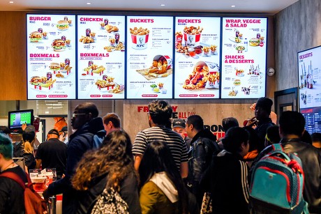 kfc opens first belgian branch brussels Stock Photos (Exclusive ...