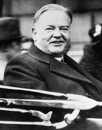 President Herbert Hoover Smiling Open Car Editorial Stock Photo - Stock ...