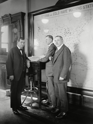 Meteorologists Us Weather Bureau Stand Front Editorial Stock Photo ...