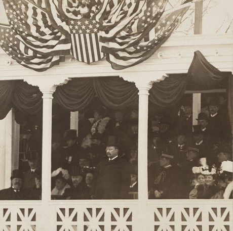 President Theodore Roosevelt Reviewing Stand Inaugural Editorial Stock ...