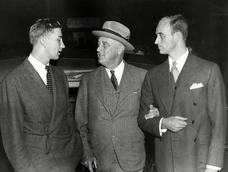 Fdr Presidency Left Franklin Roosevelt Jr Editorial Stock Photo - Stock ...