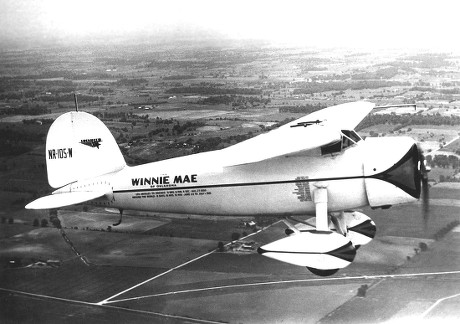 Wiley Posts Plane Winnie Mae Overhauled Editorial Stock Photo - Stock ...