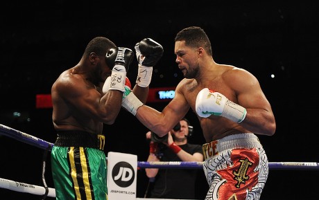 Lenroy Thomas V Joe Joyce Behind Editorial Stock Photo - Stock Image ...