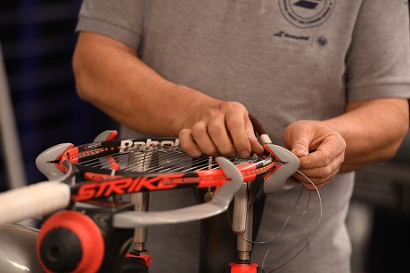 Babolat Stringing Service Roland Garros Stadium Editorial Stock Photo ...
