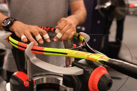 Babolat Stringing Service Roland Garros Stadium Editorial Stock Photo ...