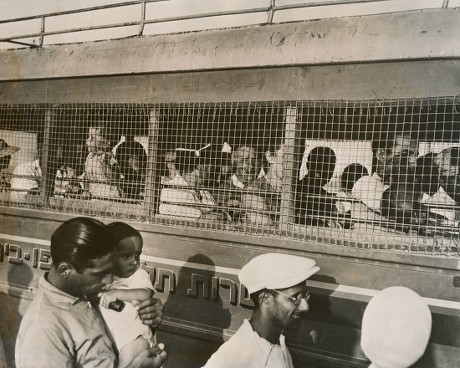 Jewish Bus Traveling Between Villages Palestine Editorial Stock Photo ...