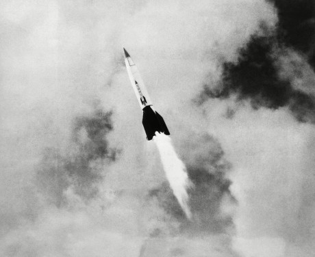 Captured Nazi V2 Rocket Fired Deck Editorial Stock Photo - Stock Image ...