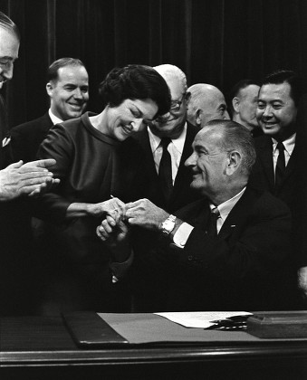 Lbjs Great Society Programs President Lyndon Editorial Stock Photo ...
