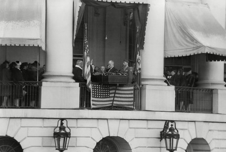 President Franklin Roosevelt His Fourth Inauguration Editorial Stock ...