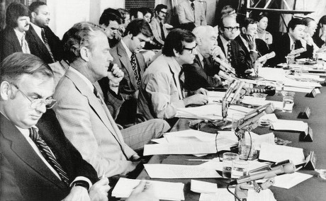 Senate Watergate Committee Foreground Left Senator Editorial Stock ...